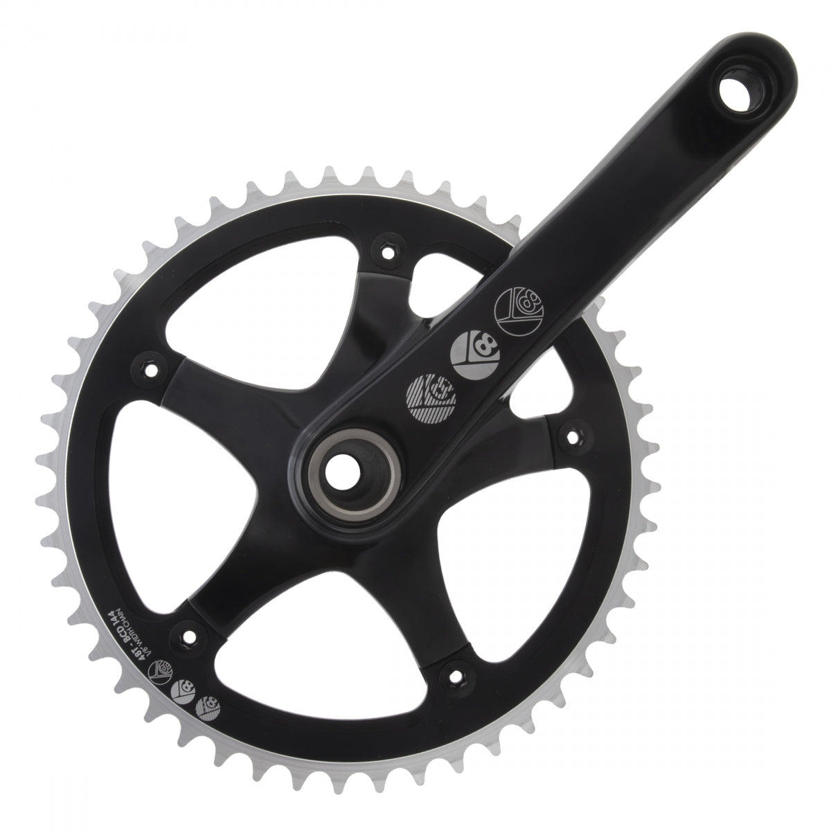 ORIGIN8 Crankset Origin 8 Ss 170x48 144BCD 1/8 For Gxp Bk Track Ss ...