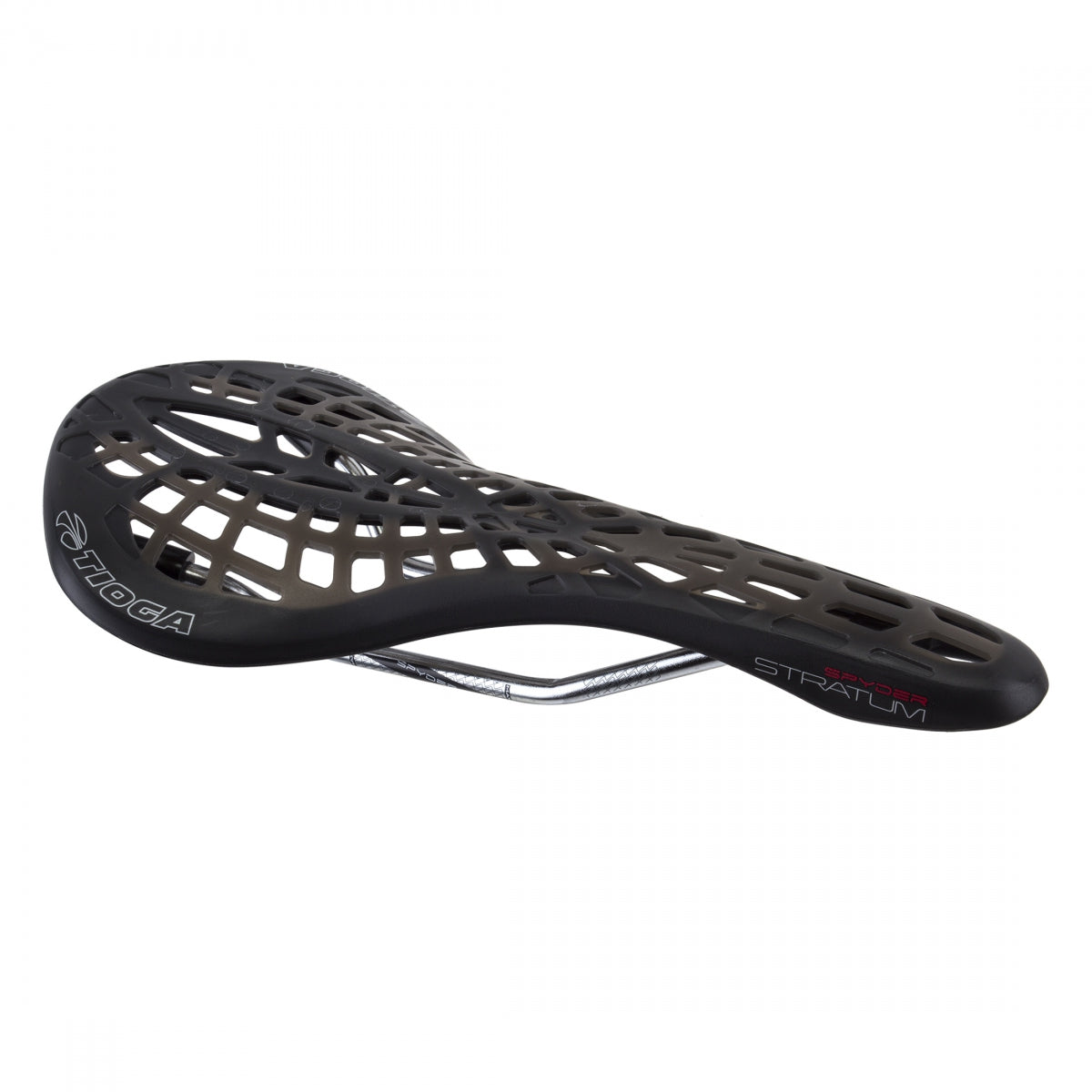 Tioga Seat / Saddle Tioga Spyder Stratum Bk Spyder Stratum – LIVE 4 BIKES