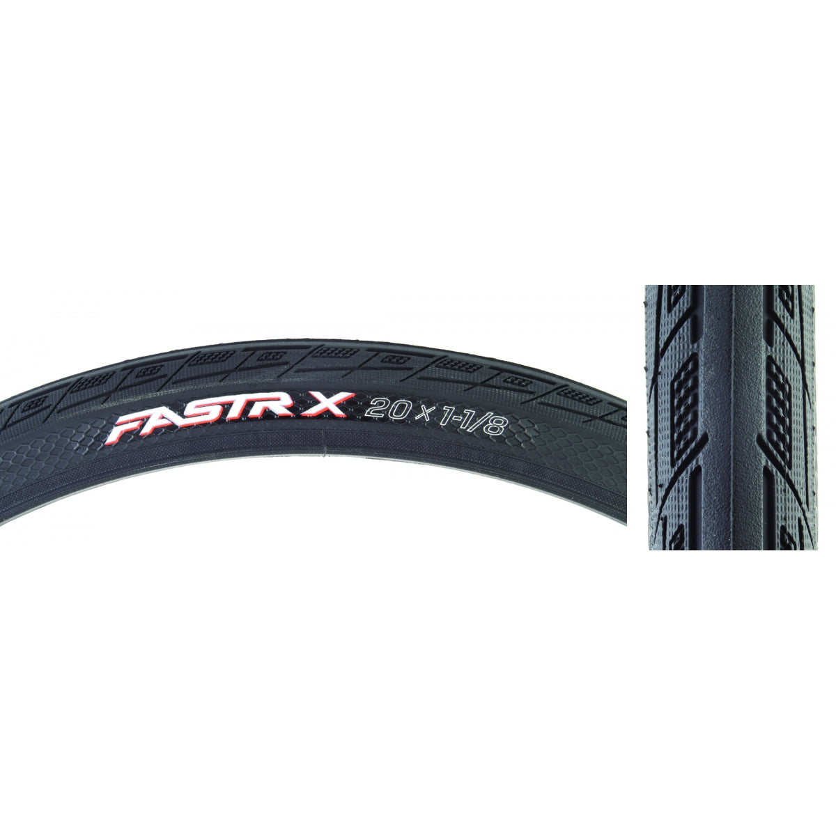 Tioga Tire Tioga Fastr X 20x1-1/8 Wire Bk Fastr-X - 20x1-1/8, 451, 85 ...