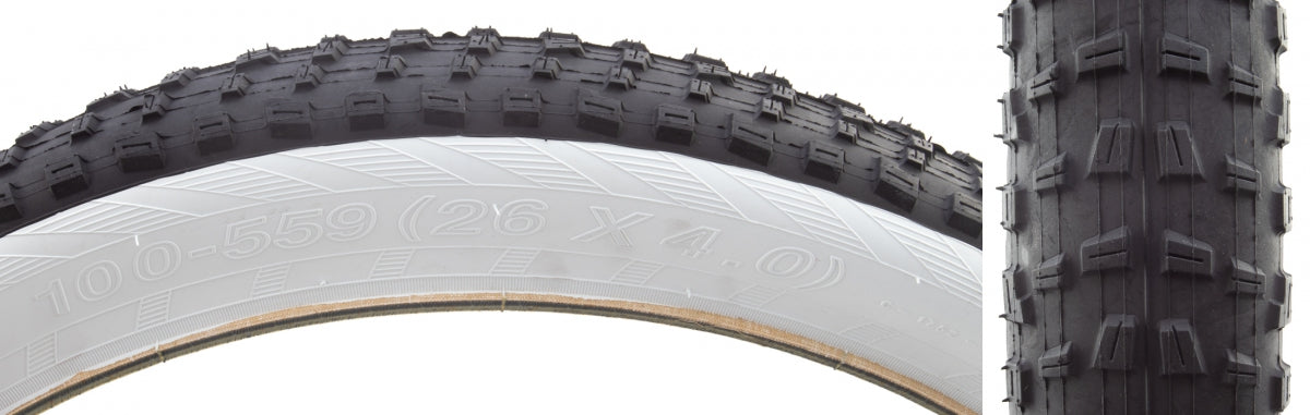 Cst Premium Tire Cst Bft 26x4.0 Bk/Wh Wire Bft – LIVE 4 BIKES