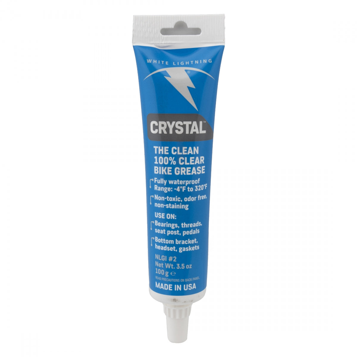 White Lightning Lube White Lightning Grease Crystal 3.5oz Tube White ...