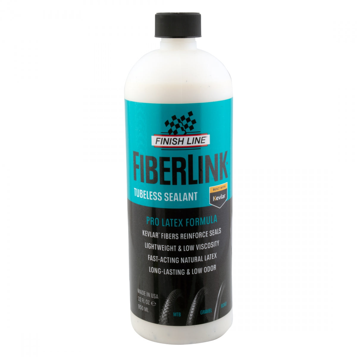 Finish Line Sealant Tire Finish Line Tubeless Fiberlink Pro Latex 32oz ...