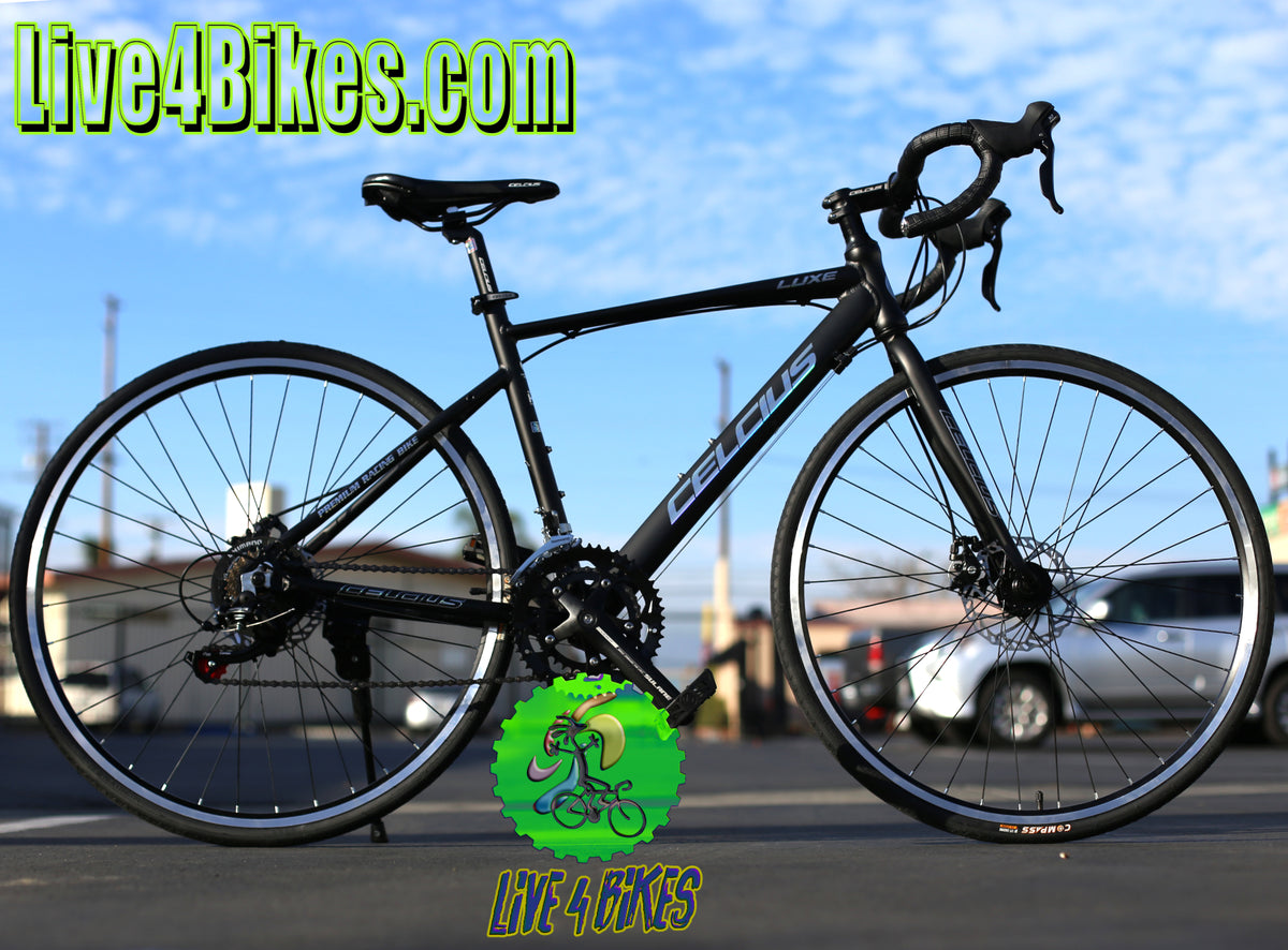 Road Bike w/ Disc Brakes 49cm | Celcius Luxe – LIVE 4 BIKES