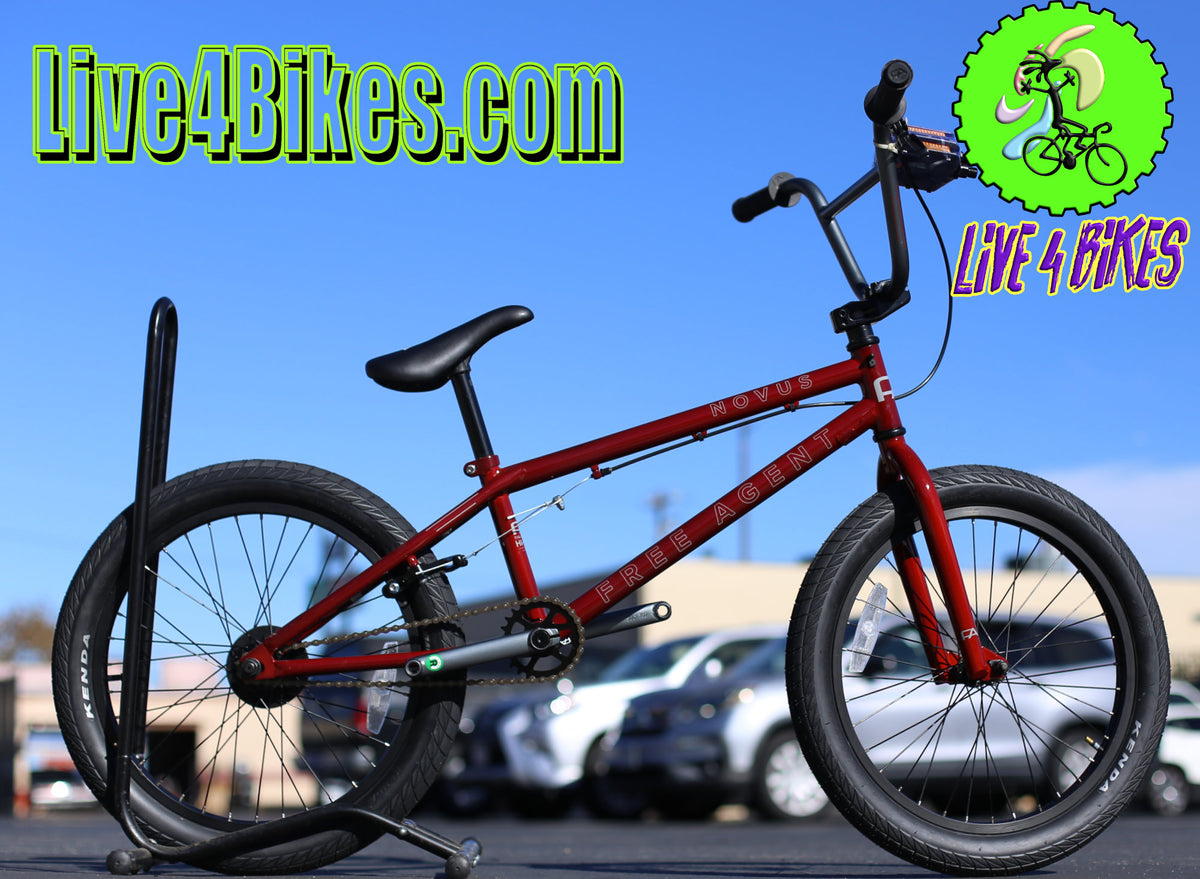 FreeAgent Novus Blood Red BMX – LIVE 4 BIKES